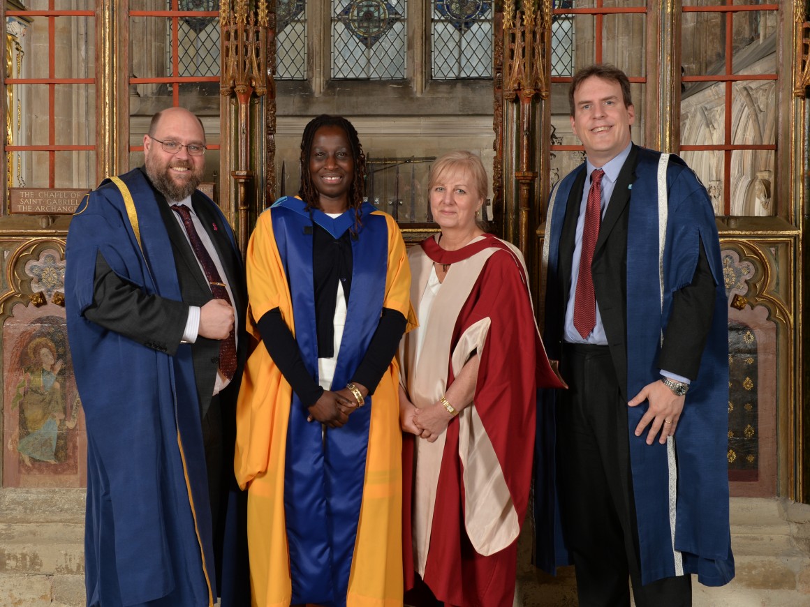 Nancy is awarded an honorary doctorate! - The Nasio Trust | Changing ...