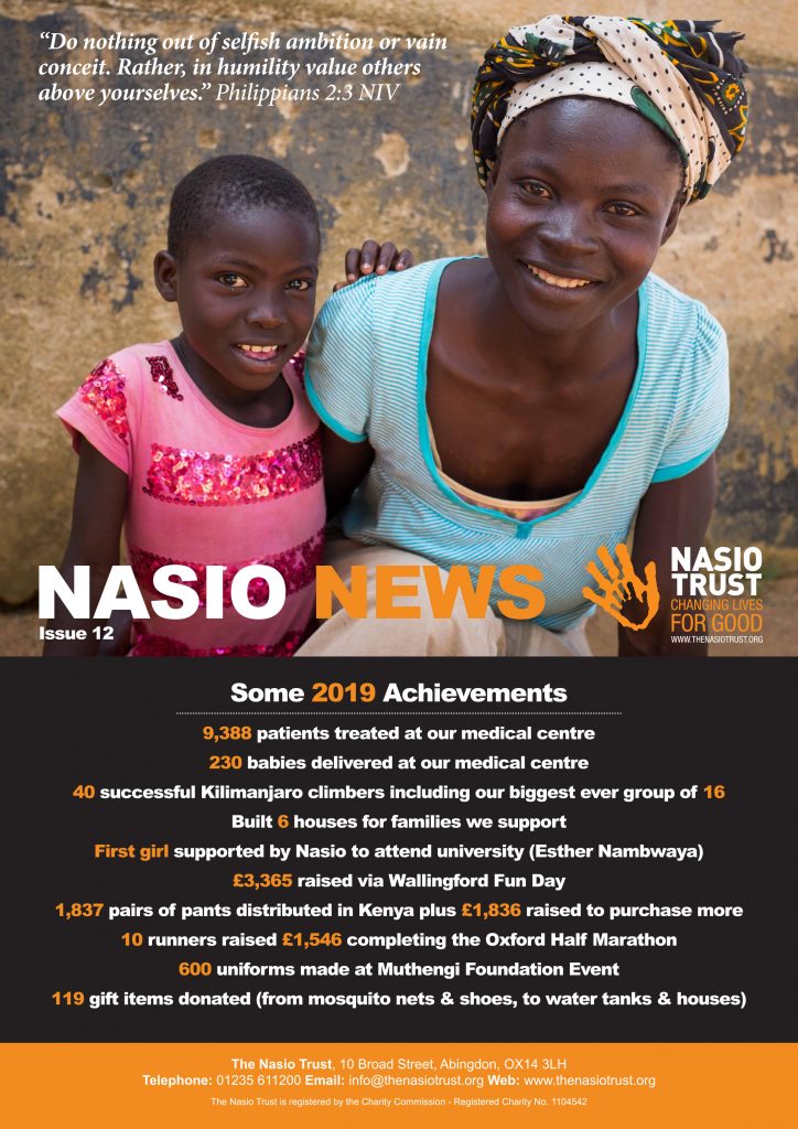 Nasio News: Issue 12 - The Nasio Trust | Changing Lives For Good