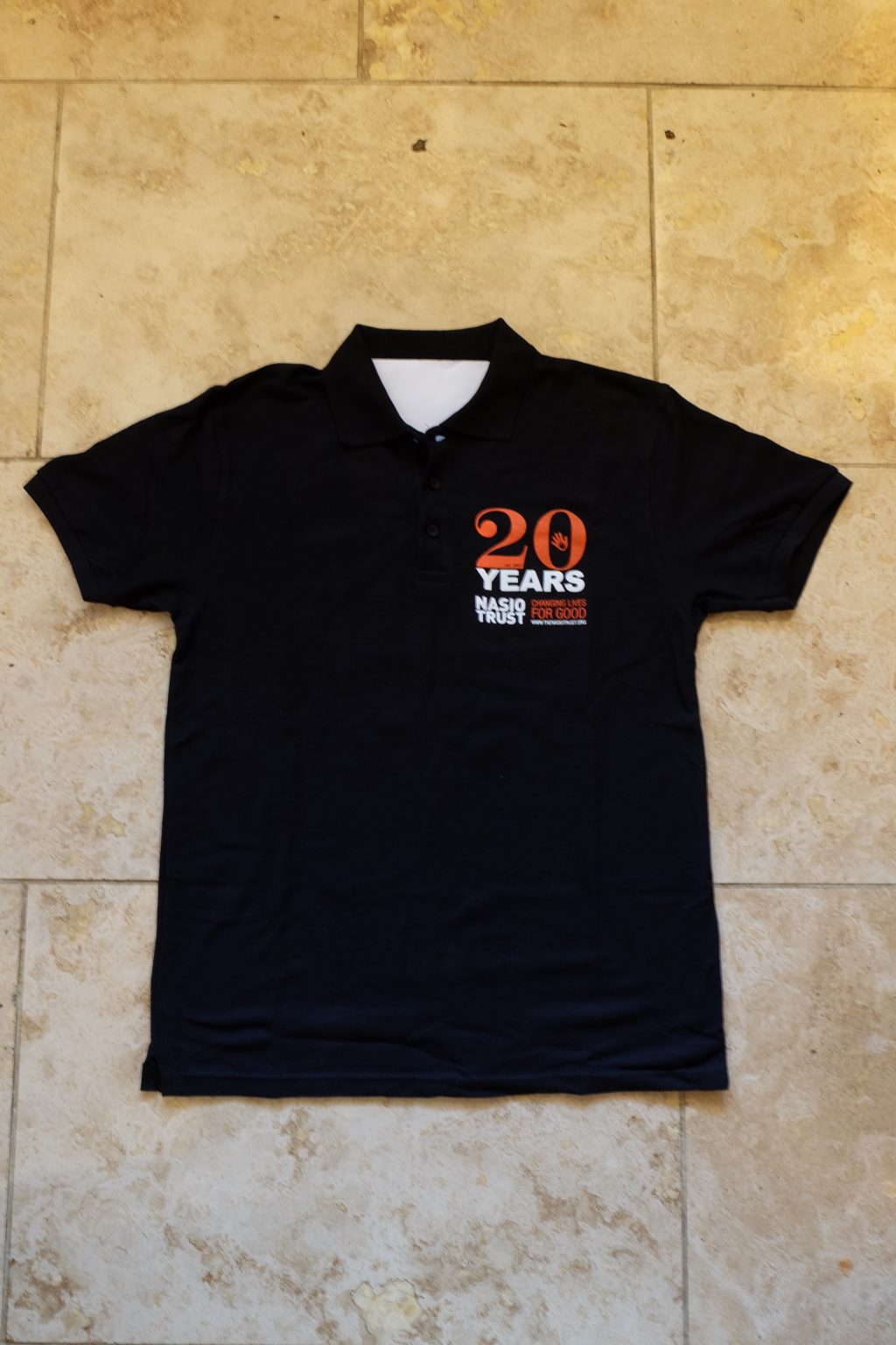 Nasio 20th Anniversary Polo Shirt - The Nasio Trust | Changing Lives ...