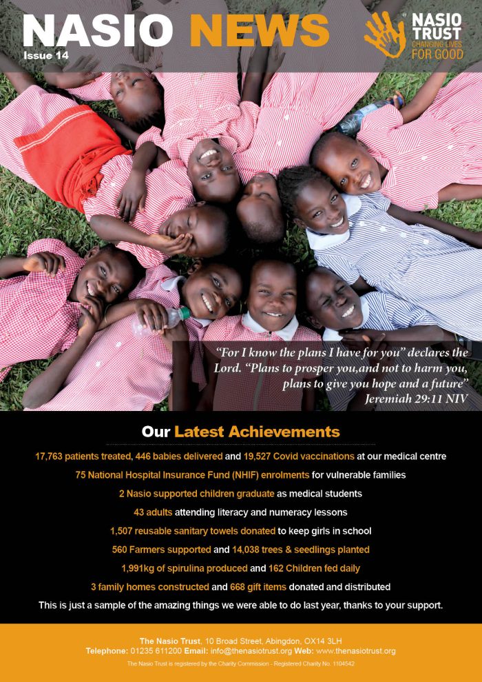 The Nasio Trust Newsletter 2022 - The Nasio Trust | Changing Lives For Good